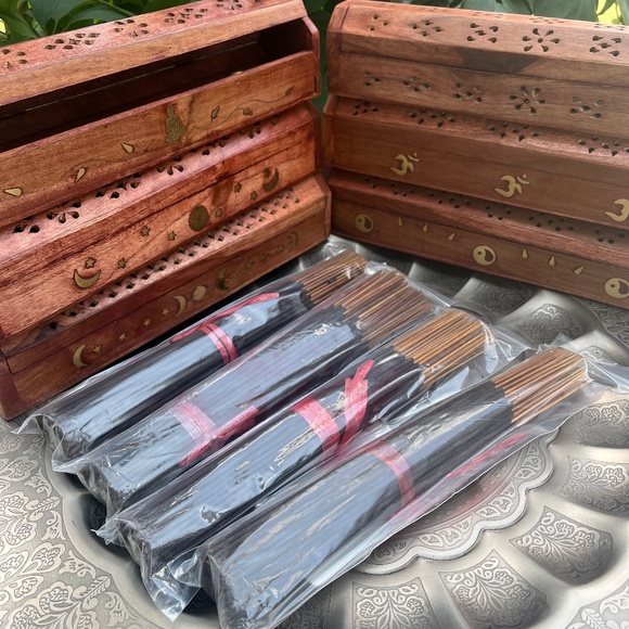 overthemoon2020 | Other | Cherry Incense With Covered Box And Travel ...